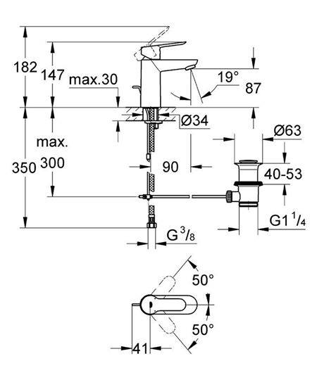 Vòi Labo Grohe Start Edge Tài Trang Hàng Đức