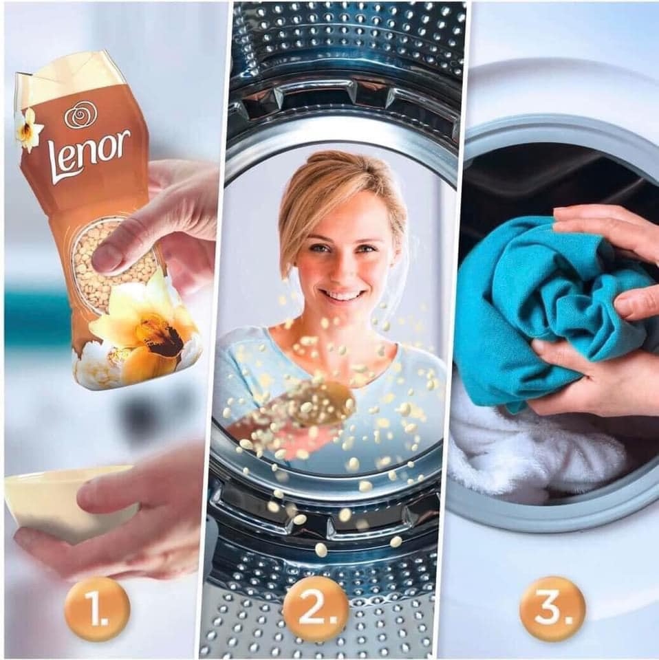 Viên xả vải khô Lenor 210g tạo hương nước hoa (wash perfume) Tài Trang Hàng Đức