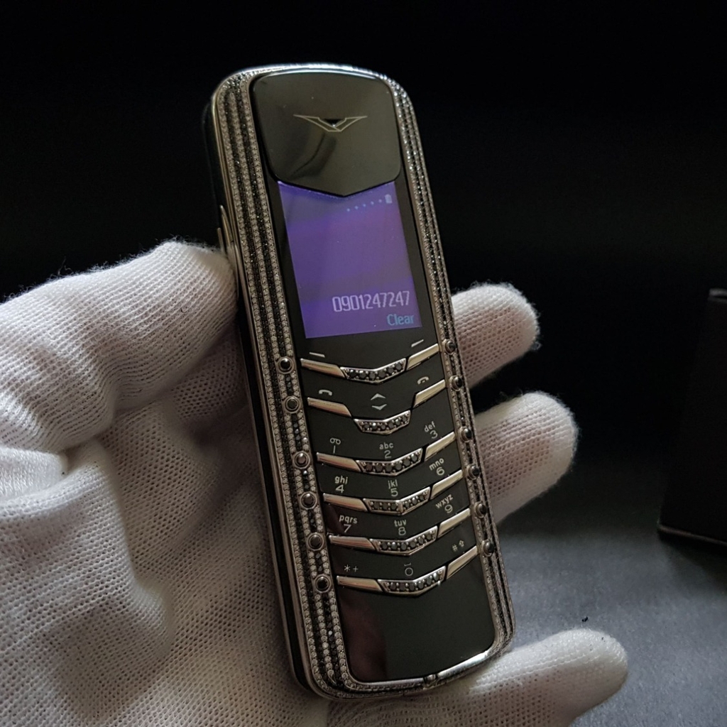 Vertu Signature M White Gold Diamond (Độc quyền) | Kỳ Lân Luxury