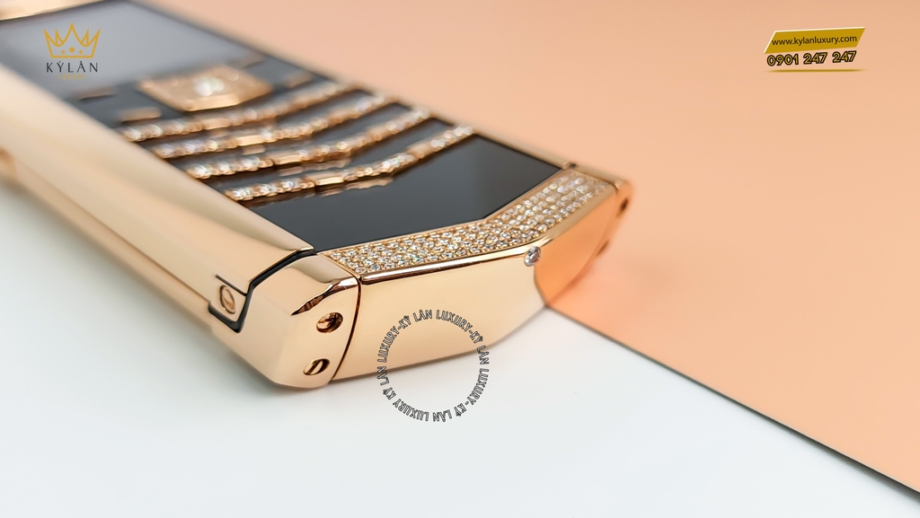 Vertu Signature S Full Gold Diamond | Kỳ Lân