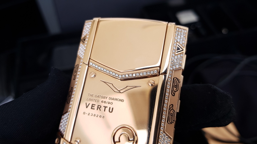 Vertu Signature S Full Gold Mix Diamond Zigzag Full Box | Kỳ Lân Luxury