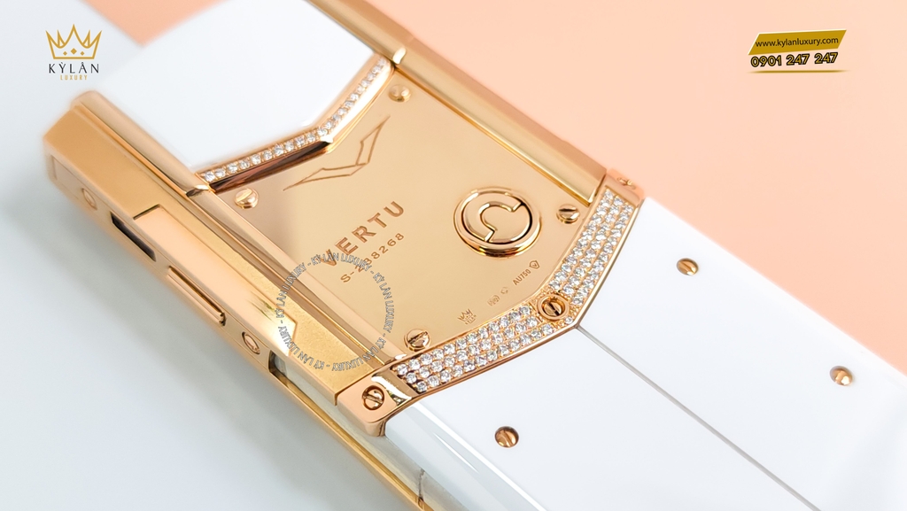VERTU SIGNATURE S GOLD WHITE | Kỳ Lân