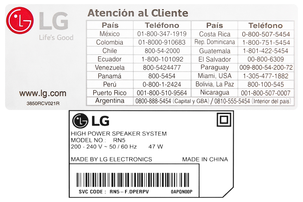 Dàn âm thanh LG Xboom RN.5 | Điện máy TÁM OANH