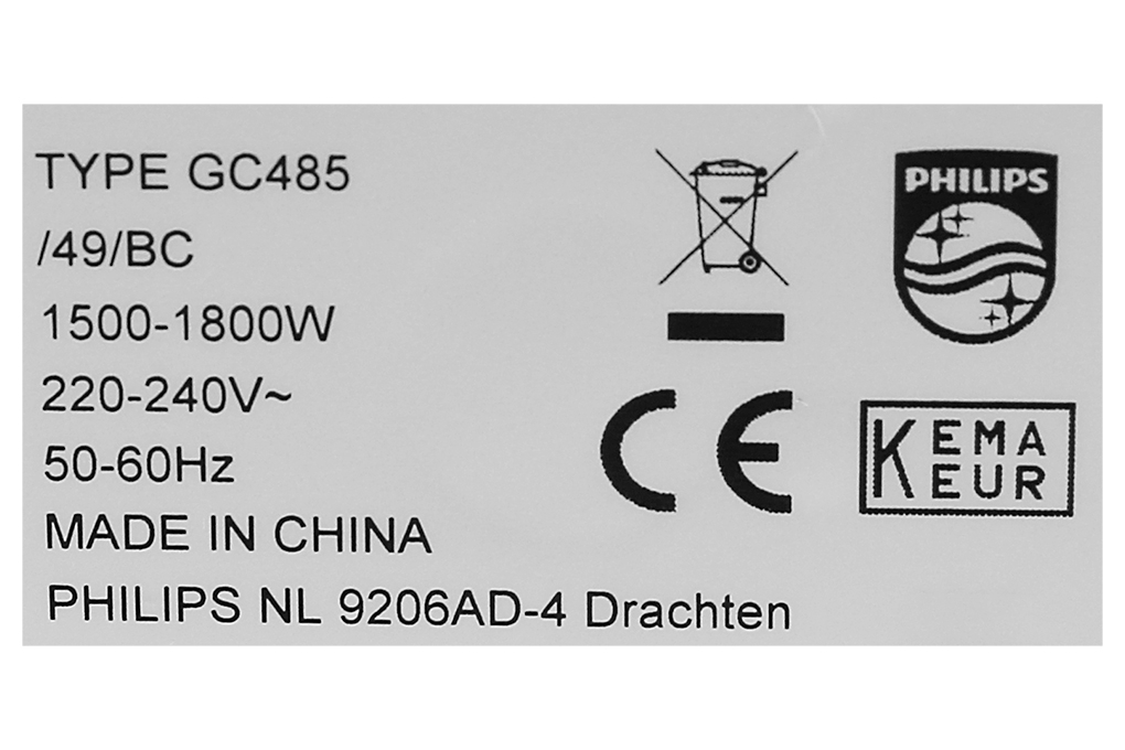 Bàn là đứng Philips GC485/49 | Điện máy TÁM OANH