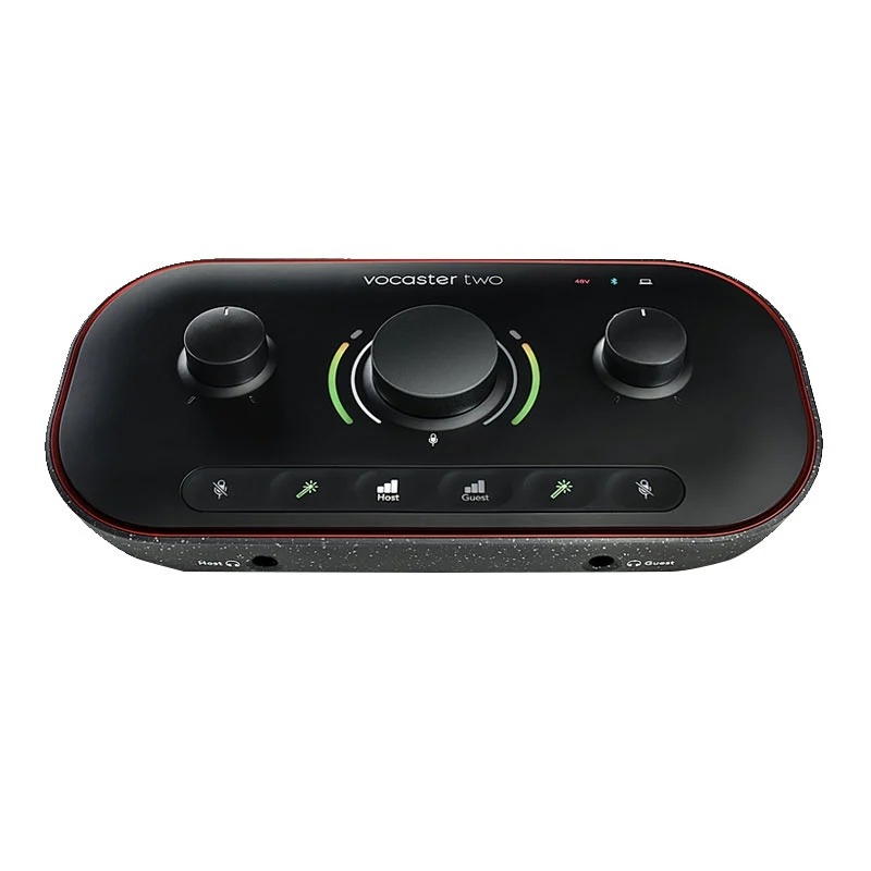 Soundcard thu âm Focusrite Vocaster Two dành cho Podcasting 2 người ...