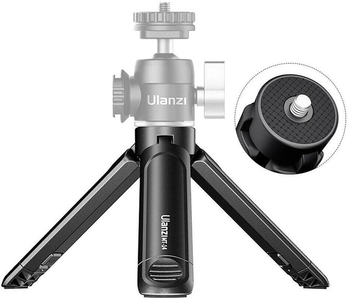 Tripod mini Ulanzi MT-14 chiều dài 16cm gọn nhẹ tiện lợi | Huy Linh