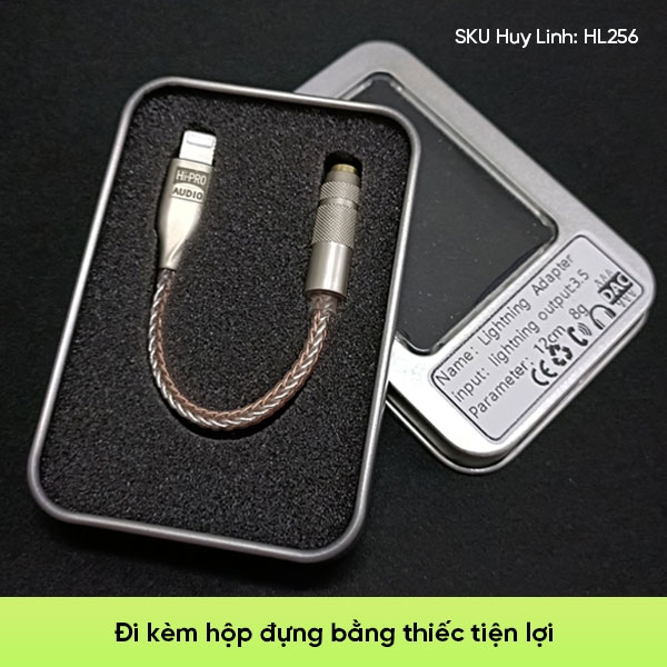 DAC chuyển đổi tín hiệu ra cổng âm thanh Lightning to 3.5mm chip C100 ...