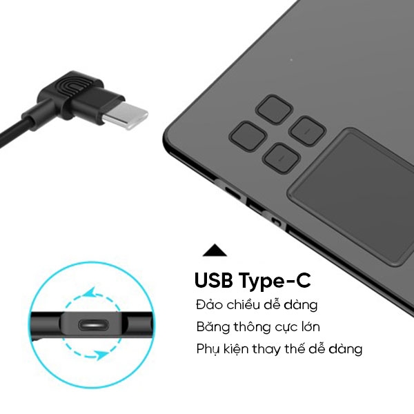 Bảng vẽ cảm ứng VEIKK A50 touchpad - KT 10x6 Inch tương thích với ...