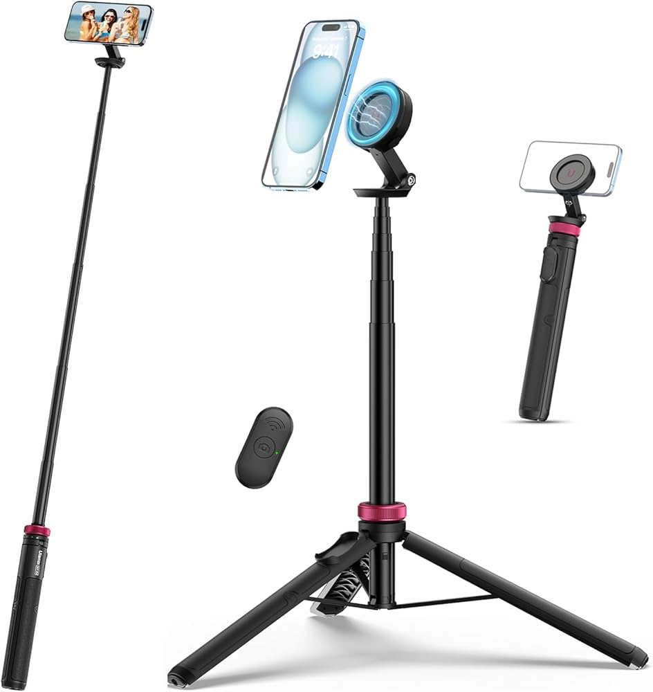 Ulanzi MT-84 chân tripod kết nối magsafe tích hợp remote bluetooth ...
