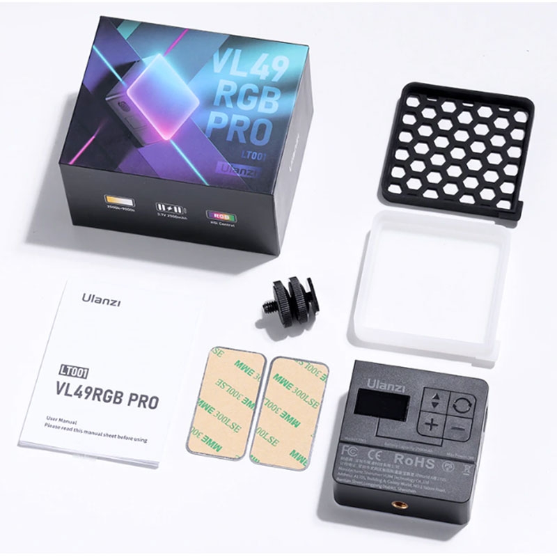 Ulanzi VL49 Pro Rechargeable Mini RGB Light - LT001 chính hãng giá rẻ ...