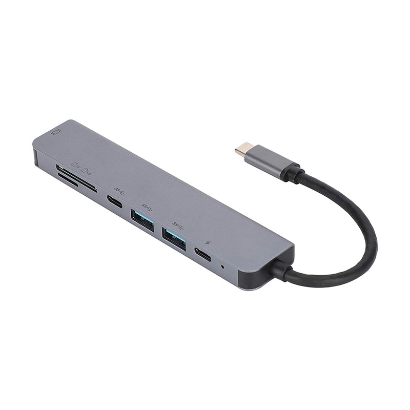 Dock Station Hub Type-C 7 IN 1 ra đa cổng tín hiệu PD/USB 3.0/SD UC902 ...