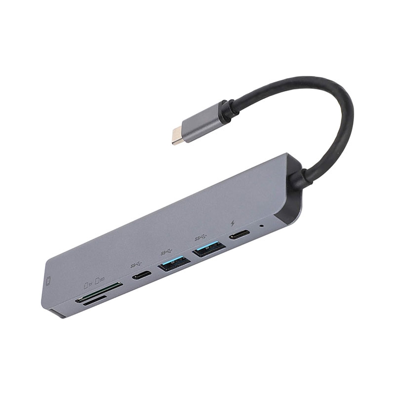 Dock Station Hub Type-C 7 IN 1 ra đa cổng tín hiệu PD/USB 3.0/SD UC902 ...