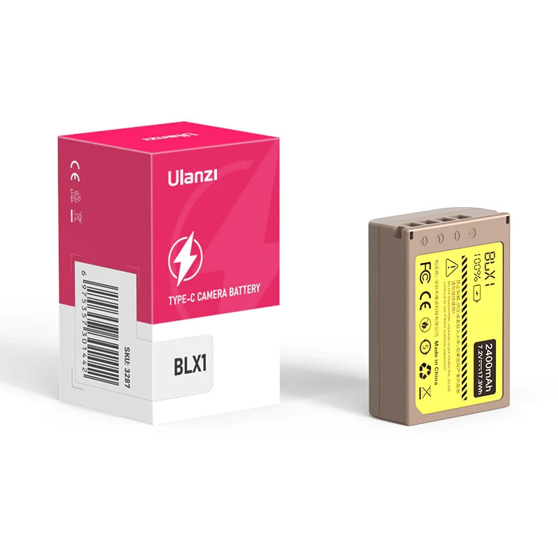 Ulanzi Olympus BLX-1 Type Lithium-Ion Battery With USB-C Charging Port ...