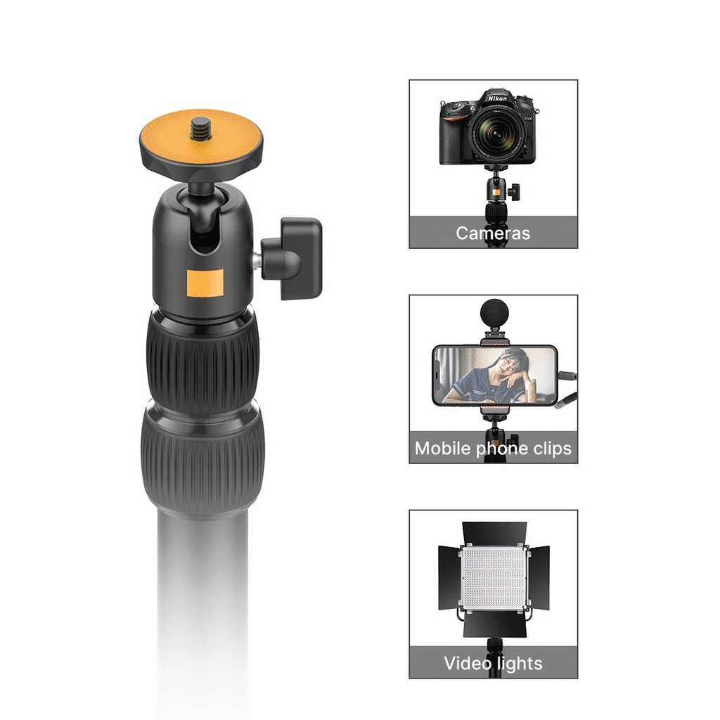 Tay Arm kẹp bàn đa năng VIJIM LS01 với đầu bi xoay 360°, Setup nhanh ...