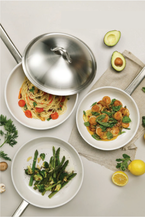 Chảo chống dính Edelkochen Easy Prism Cream Sa Maison