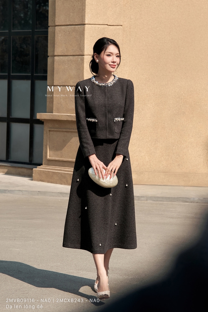 Chân váy xòe dáng rủ dài qua bắp | My Way Fashion || Thời trang thiết ...