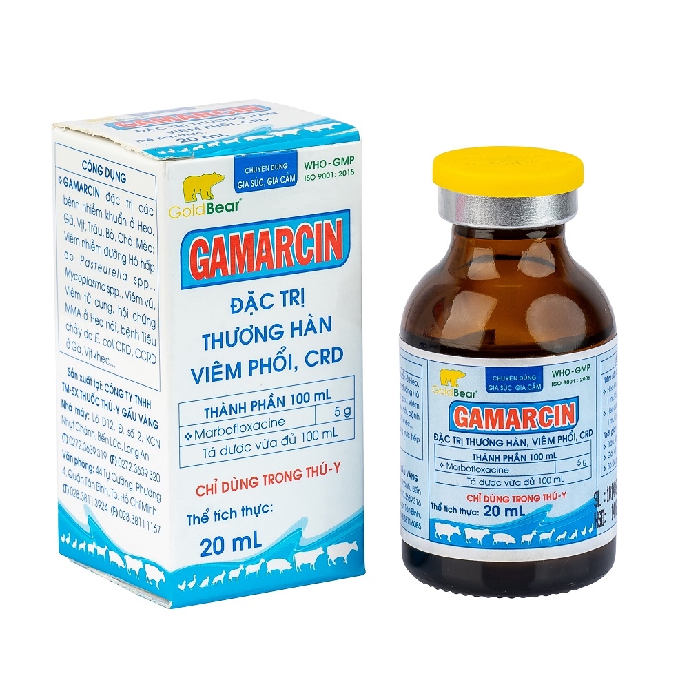 Rx-GAMARCIN (20 ML/LỌ)-Thuốc kê đơn | Gấu Vàng
