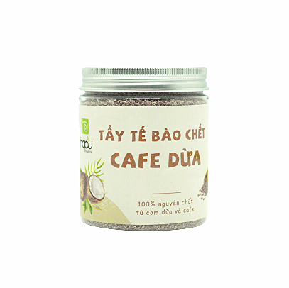 Hũ Bột Cafe Dừa Nguyên Chất HaPu Organic
