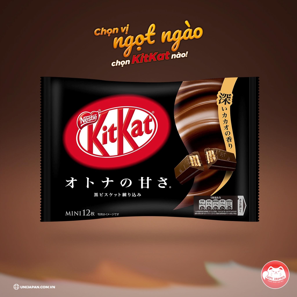 Bánh Kitkat vị Dark Choco Nhật