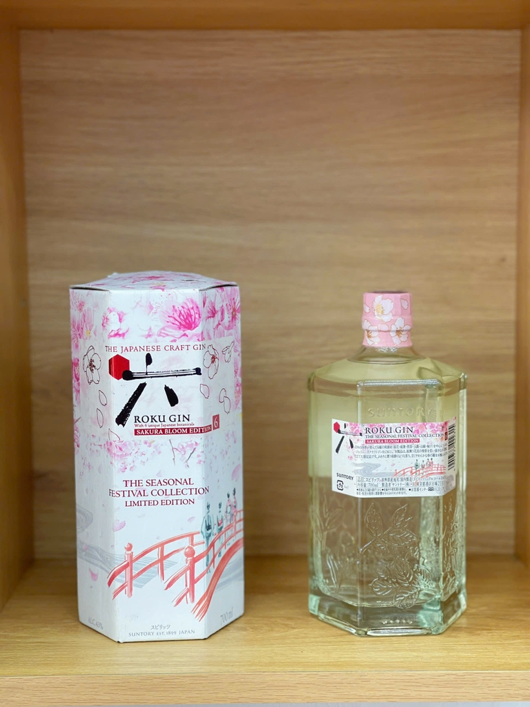 Rượu SUNTORY ROKU SAKURA BLOOM EDITION - Nhật Bản