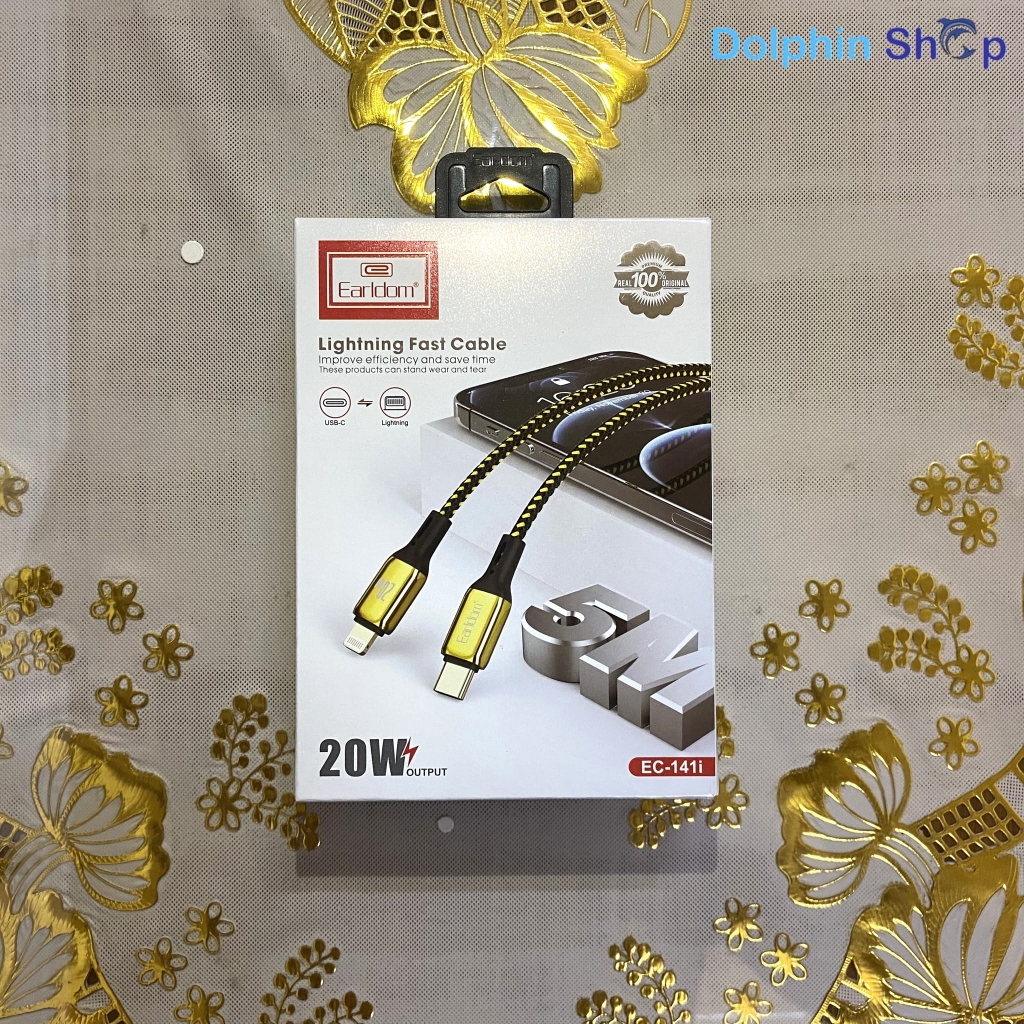 Dây Sạc 3 Mét / 5 Mét Sạc Nhanh 20W Earldom EC141 Chân Type-C Ra Chân ...