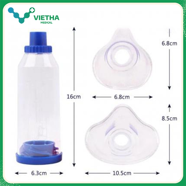 Buồng đệm khí dung BioHealth BH01 – Giải pháp hỗ trợ hít thuốc hiệu quả