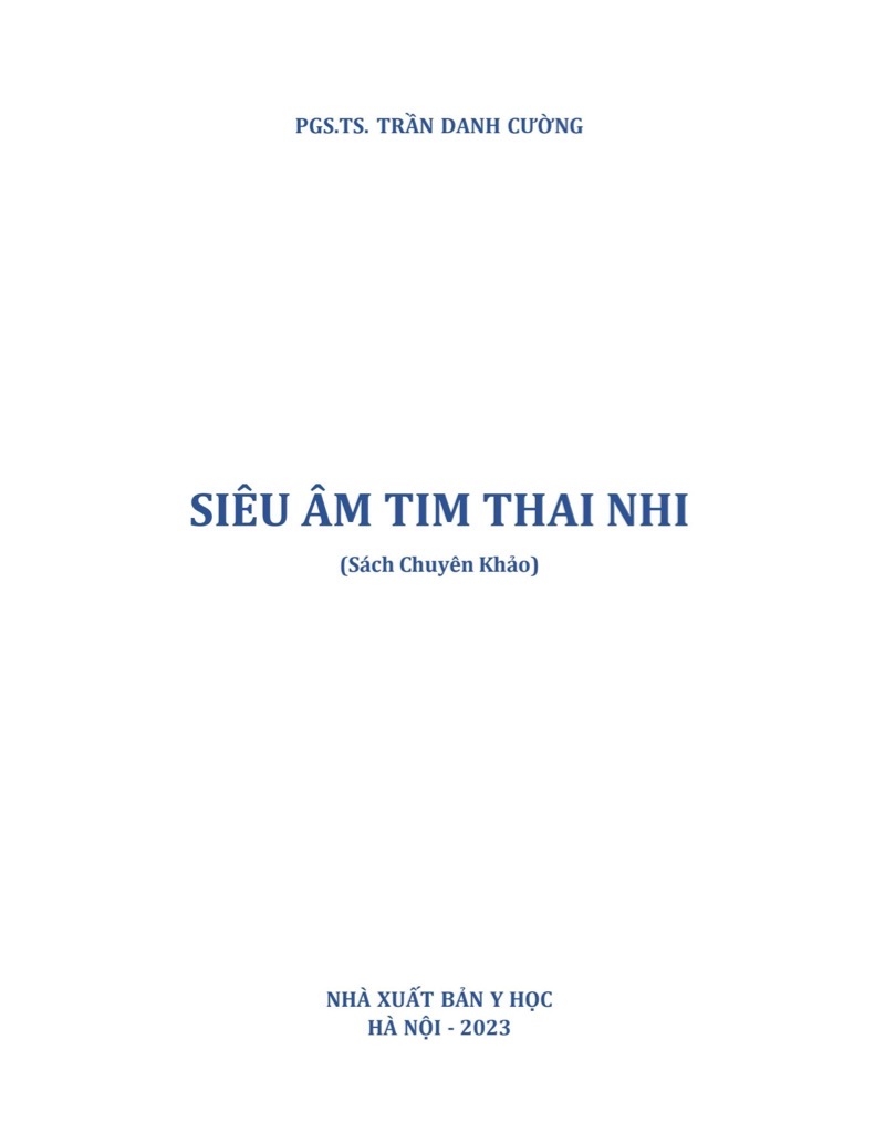 Sách Siêu âm tim thai nhi Vythietbiyte-sachyhoc
