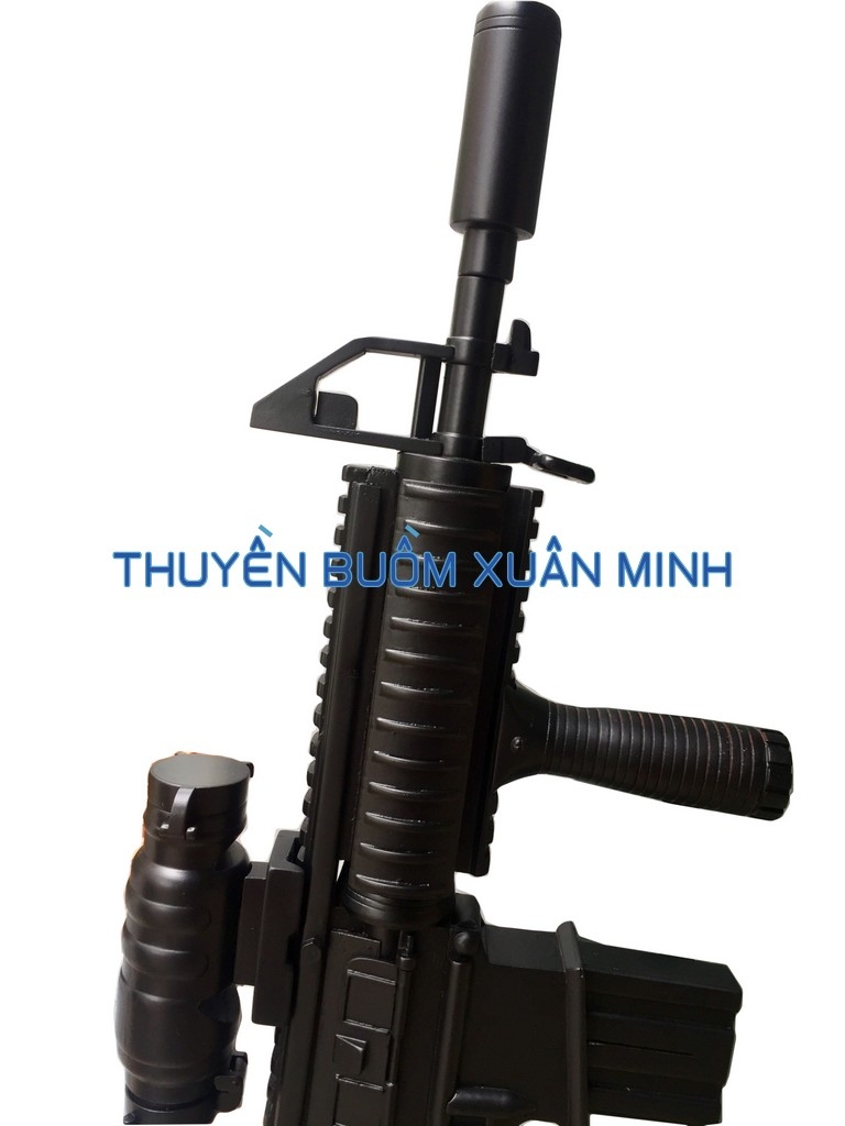 Mô Hình Súng Trường M4 Carbine (Sơn Đen) Tỷ Lệ 1:1 | Gỗ Căm Xe | Dài ...