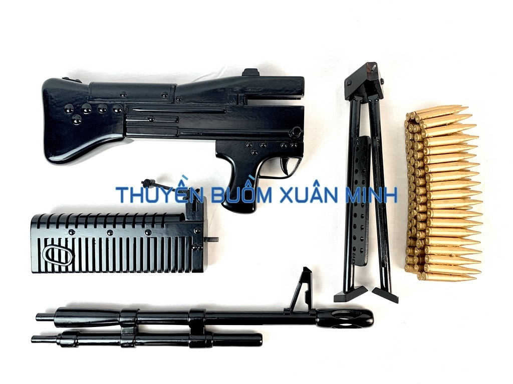 Mô Hình Súng Máy Gỗ M60 | Tỷ Lệ Như Thật | Dài 106cm (Sơn Đen) Showroom ...