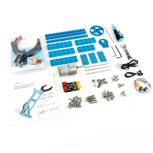 Robot Arm Add-on Pack for Starter Robot Kit-Blue - Gói phụ kiện cánh ...