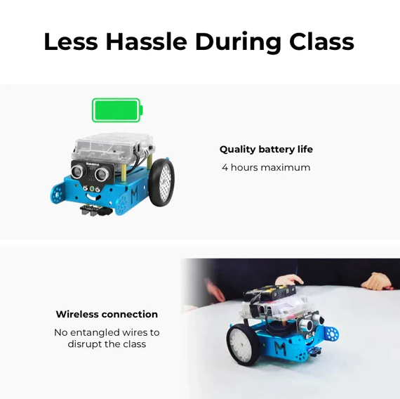 mBotS - Bộ robot giáo dục STEAM dành cho lớp học Makeblock