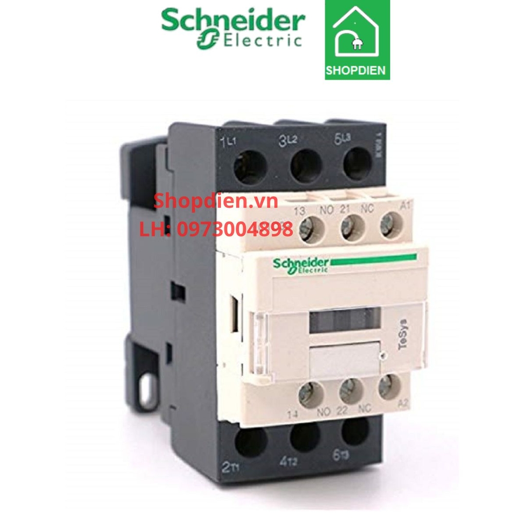 LC1D18M7 Schneider Khởi động từ Contactor 3P 18A 220VAC Tesys Deca CÔNG ...
