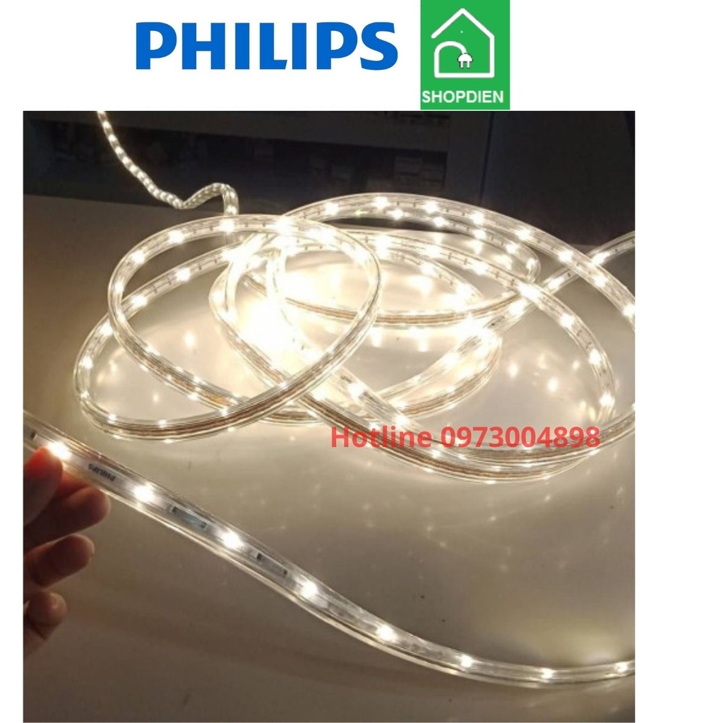 Led dây silicon ngoài trời Philips DLI 31086 HV LED TAPE 4.6W 220VAC ...