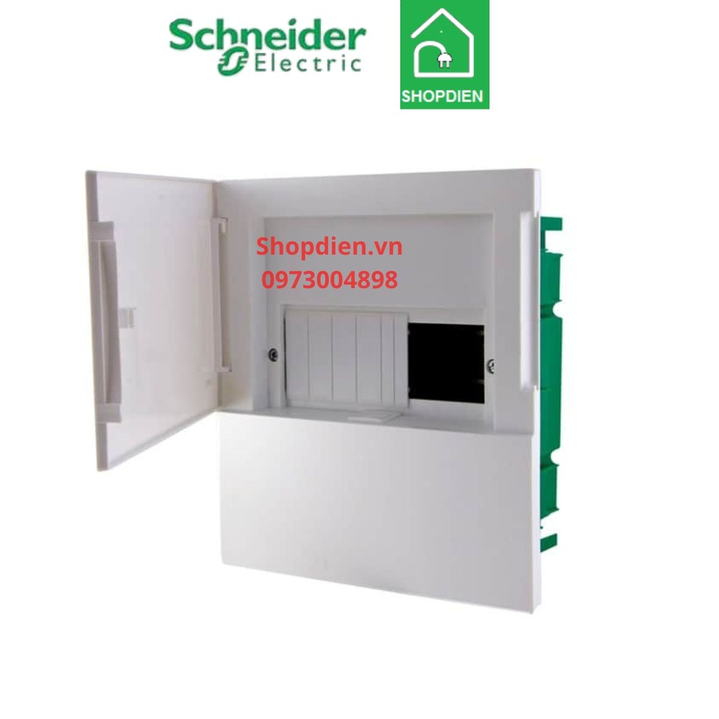 MIP22104 Schneider tủ điện âm tường 4 modules Resi9 MP cửa trắng CÔNG ...
