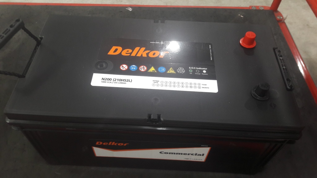 Bình Ắc Quy Delkor MF N200 12V - 200AH - Ắc Quy Gia Phát