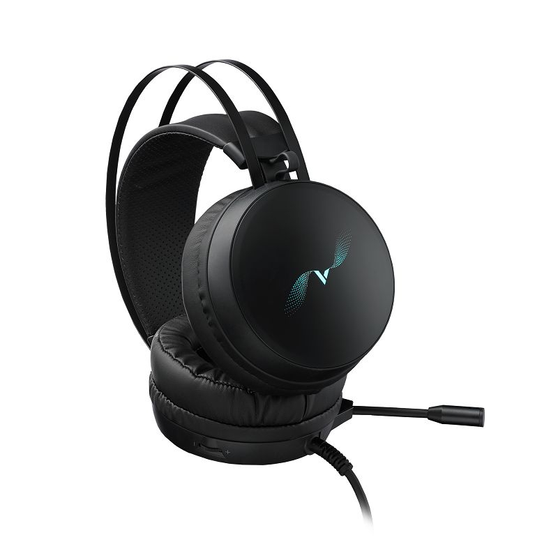 RAPOO - Headset Gaming VH310 with Virtual 7.1, RGB led (Black) Laptopnew