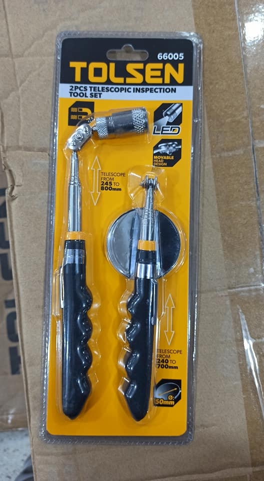 BỘ CÔNG CỤ NAM CHÂM NHẶT VẬT CÓ ĐÈN LED VÀ GƯƠNG 5LBS TOLSEN 66005 ...