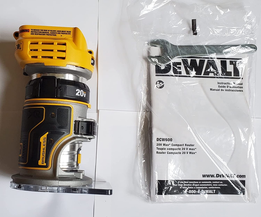 MÁY PHAY CẦM TAY 18V ( 6.35 MM - 8 MM) DEWALT DCW600N-XJ - HÀNG CHÍNH HÃNG