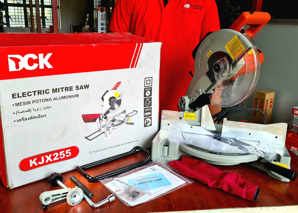 MÁY CẮT NHÔM 1650W 255mm DCK KJX255 - HÀNG CHÍNH HÃNG
