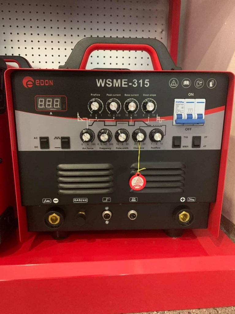 MÁY HÀN EDON TIG NHÔM XUNG WSME 315 AC/DC (CỠ QUE HÀN SỬ DỤNG: 2.6-3 ...