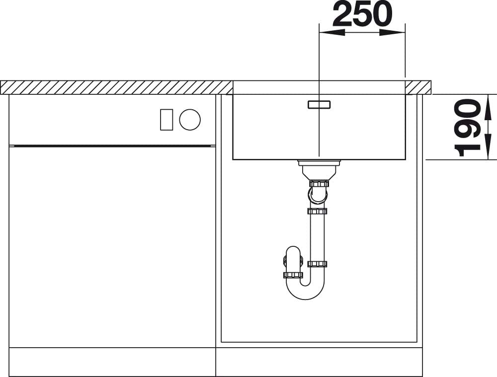 Chậu rửa bát Blanco Andano 500U | 522967 | HA ANH GERMANY