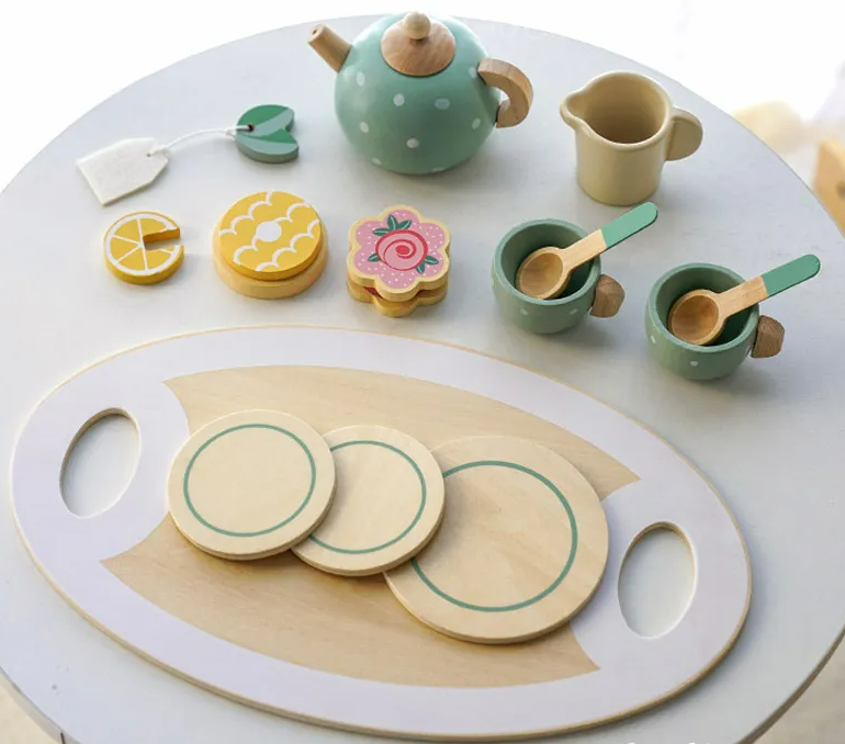 Ấm trà gỗ Kabi Cửa hàng đồ dùng đồ chơi mầm non VIC