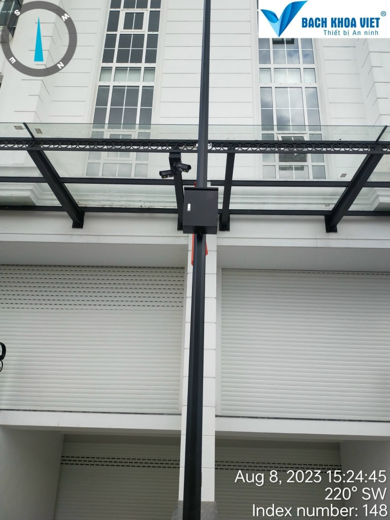 Trụ Thép Lắp Camera Cao 6m 8m Tay Vươn 2m 3m 4m 5m 6m 7m 8m