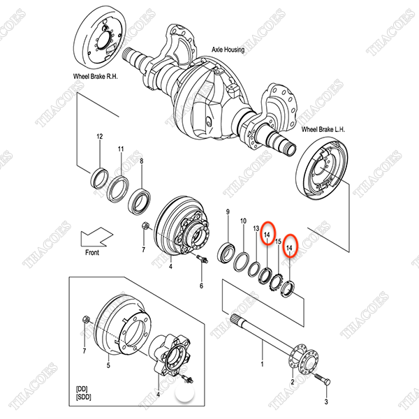 Ecu hãm 03192-00012 | https://thacoes.com/