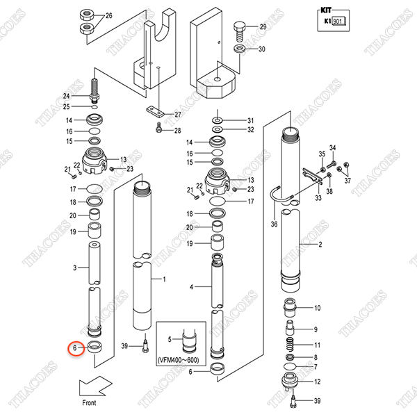 (K1 901) Dẫn hướng 27978-42421 | https://thacoes.com/