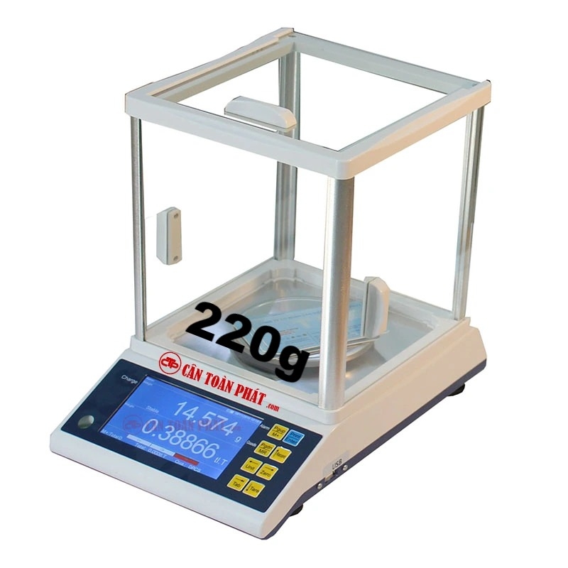 Cân Điện Tử 220g 3 Số lẻ Cân Kỹ Thuật HCT Taiwan HCT-DS223S Cân Điện Tử Toàn Phát