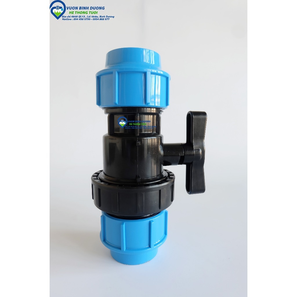 HDPE VAN KHÓA PHI 50mm/ 63mm/ 75mm/ 90mm/ 110mm - Đại Hoàng Dương | Trung tâm phân phối điện nước