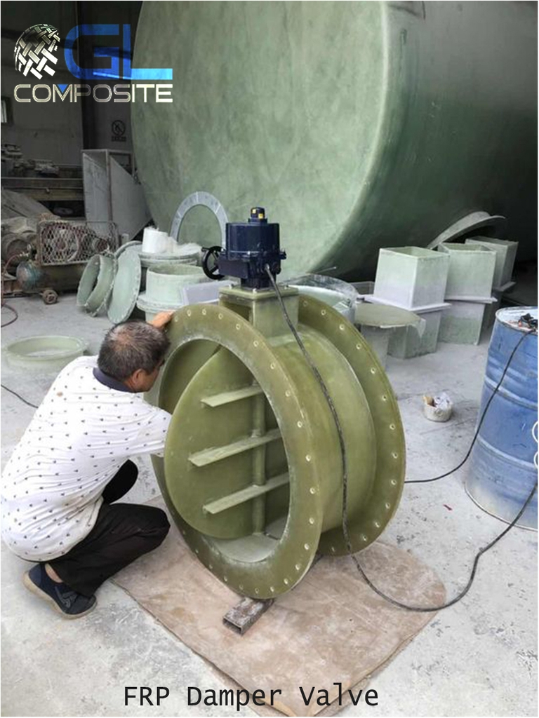 VAN CHỈNH GIÓ COMPOSITE - FRP DAMPER VALVE