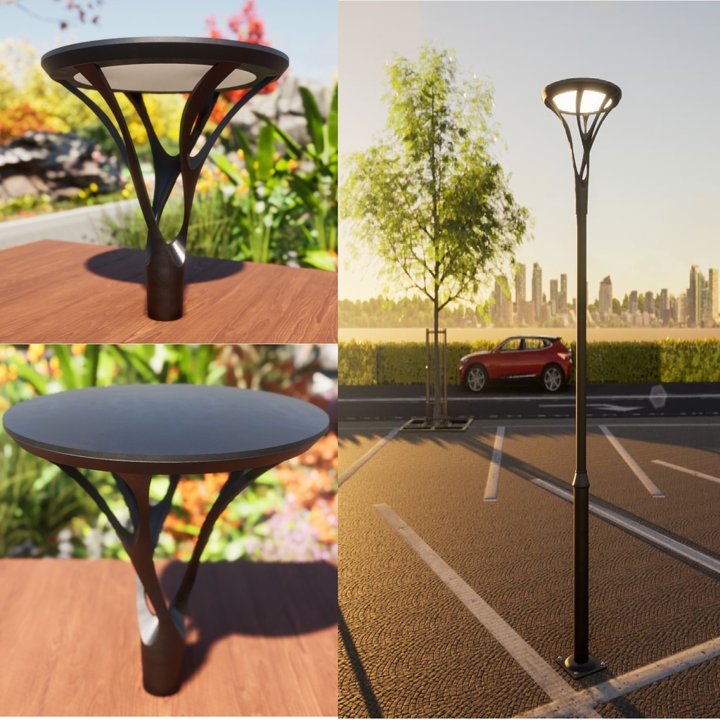 Đầu Đèn Trang Trí Sân Vườn Khuôn Viên Trung Tâm Hiện Đại ZCV-H640-D610 ZALAA Công Suất 50W ...