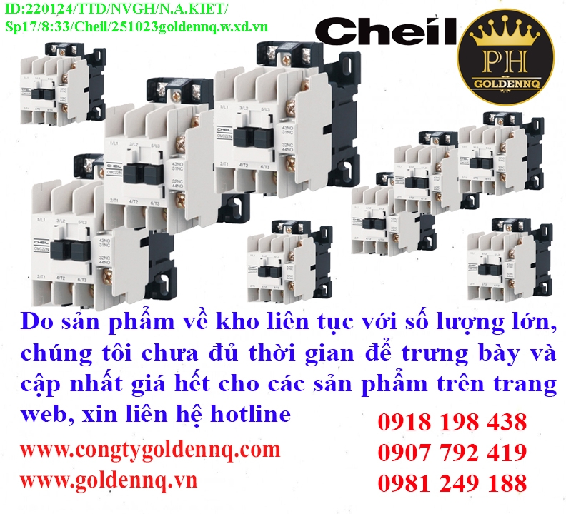 Thiết bị điện Cheil về kho nhiều, chưa cập nhật hết sản phẩm, giá, | Công Ty TNHH Tổng Hợp Quốc ...
